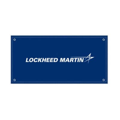 3' x 6' Vinyl Banner w/ Corner Grommets - Lockheed Martin Company Store