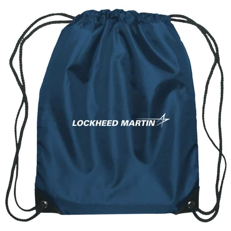Drawstring Backpack - LM Logo - Lockheed Martin Company Store
