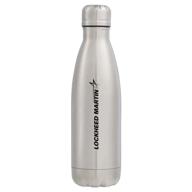 Silver Copper Vacuum Insulated Bottle, 17 oz - LM Logo - Lockheed ...