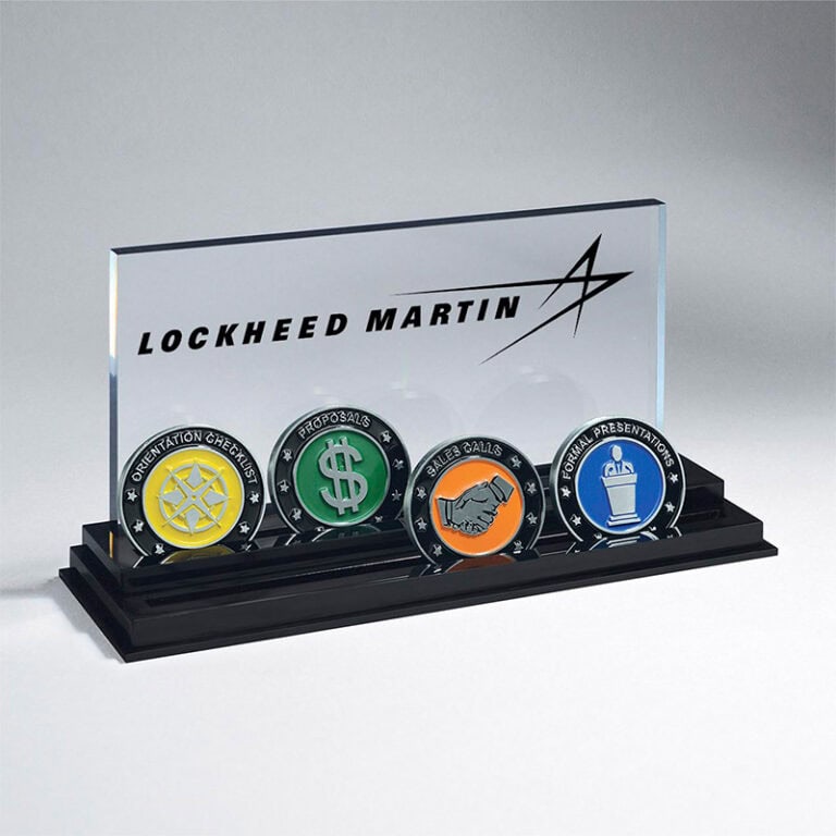 Acrylic Challenge Coin Display - Lockheed Martin Company Store