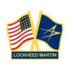Double Flag Lapel Pin - US/LM Flags - Lockheed Martin Company Store