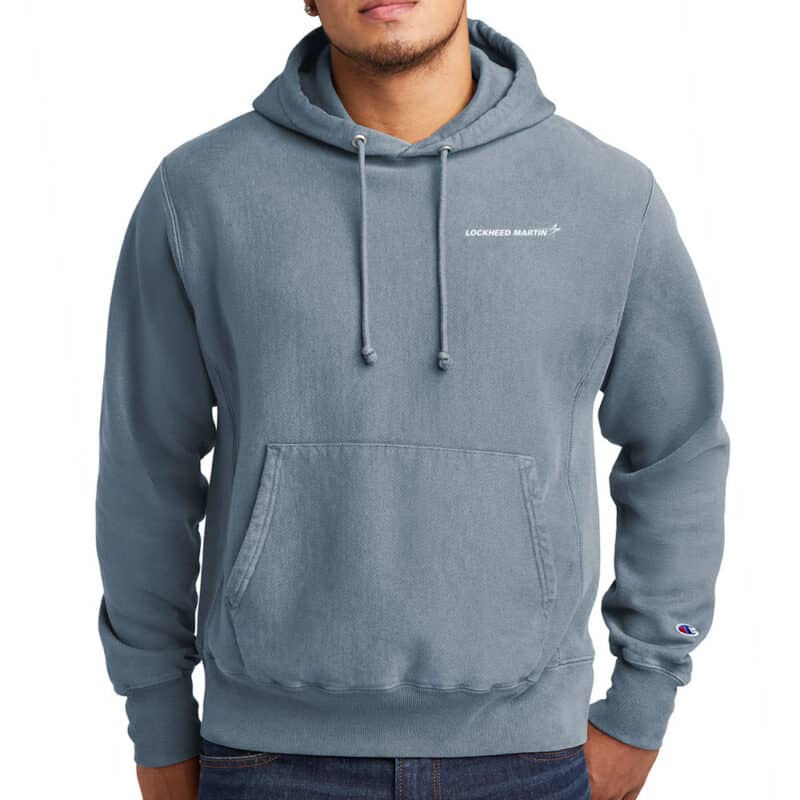 Champion ® Reverse Weave ® Garment-Dyed Hooded Sweatshirt - Lockheed ...