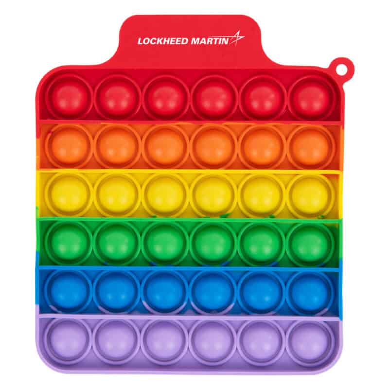 Push Pop Square Stress Reliever Game - Lockheed Martin Company Store