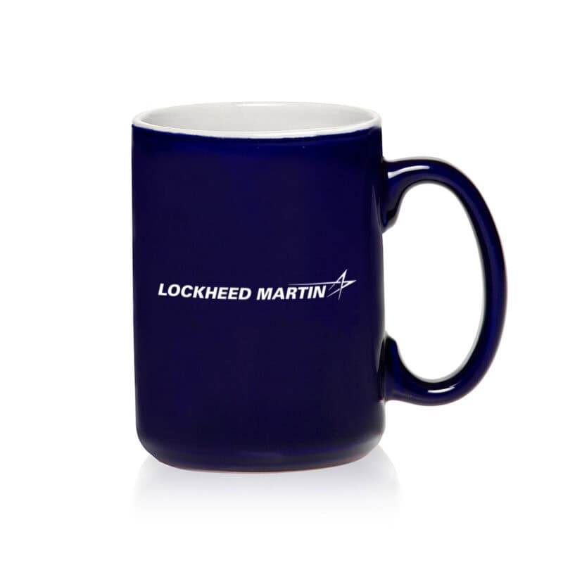 Two-Tone Ceramic Mug - LM Logo - Lockheed Martin Company Store