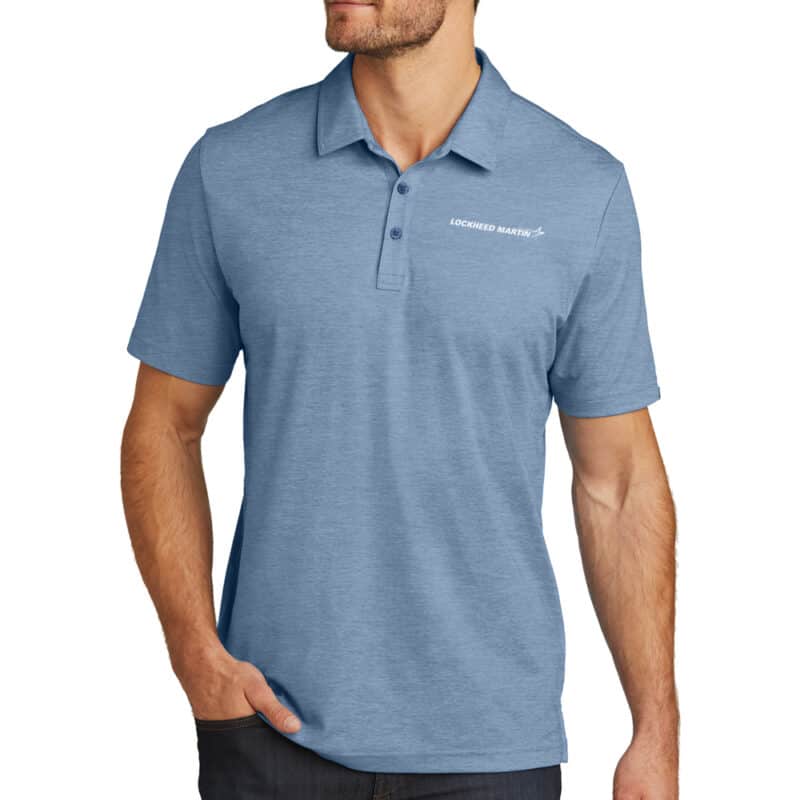 TravisMathew Men's Oceanside Heather Polo - Lockheed Martin Company Store