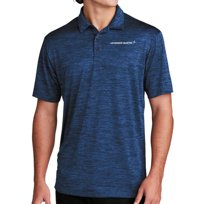 Men's Electric Heather Polo - Lockheed Martin Company Store