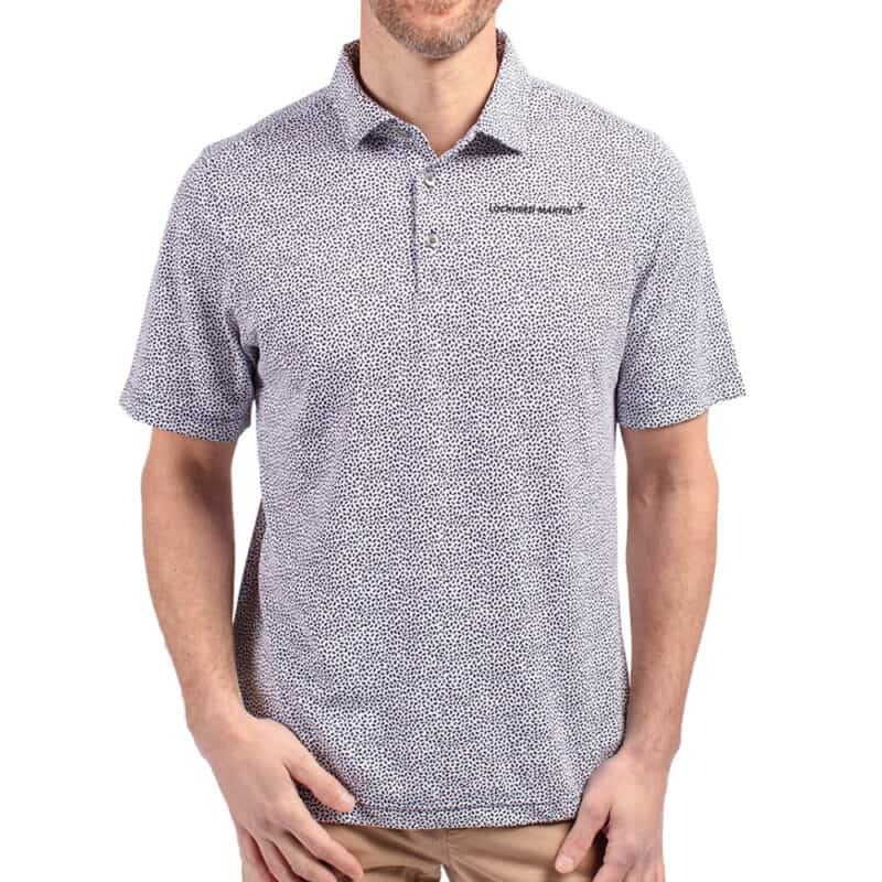 Cutter & Buck Men's Virtue Eco Pique Botanical Print Recycled Polo ...