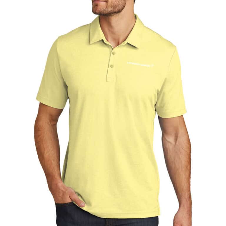 TravisMathew Men's Oceanside Heather Polo - Lockheed Martin Company Store