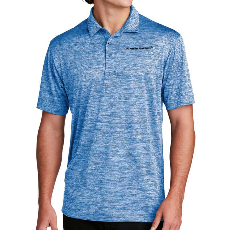 Men's Electric Heather Polo - Lockheed Martin Company Store