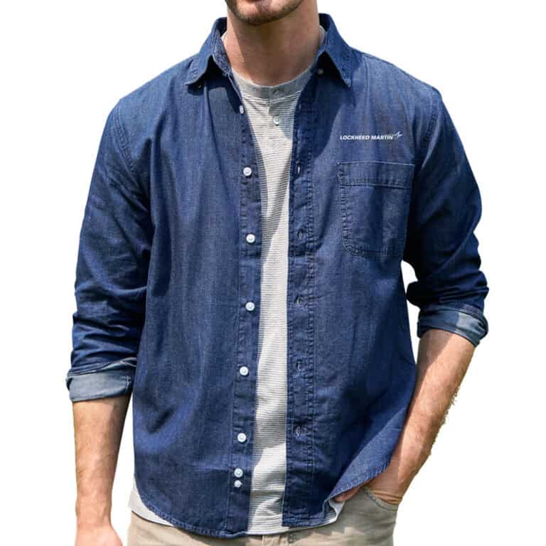 Men's Hudson Denim Shirt - Lockheed Martin Company Store