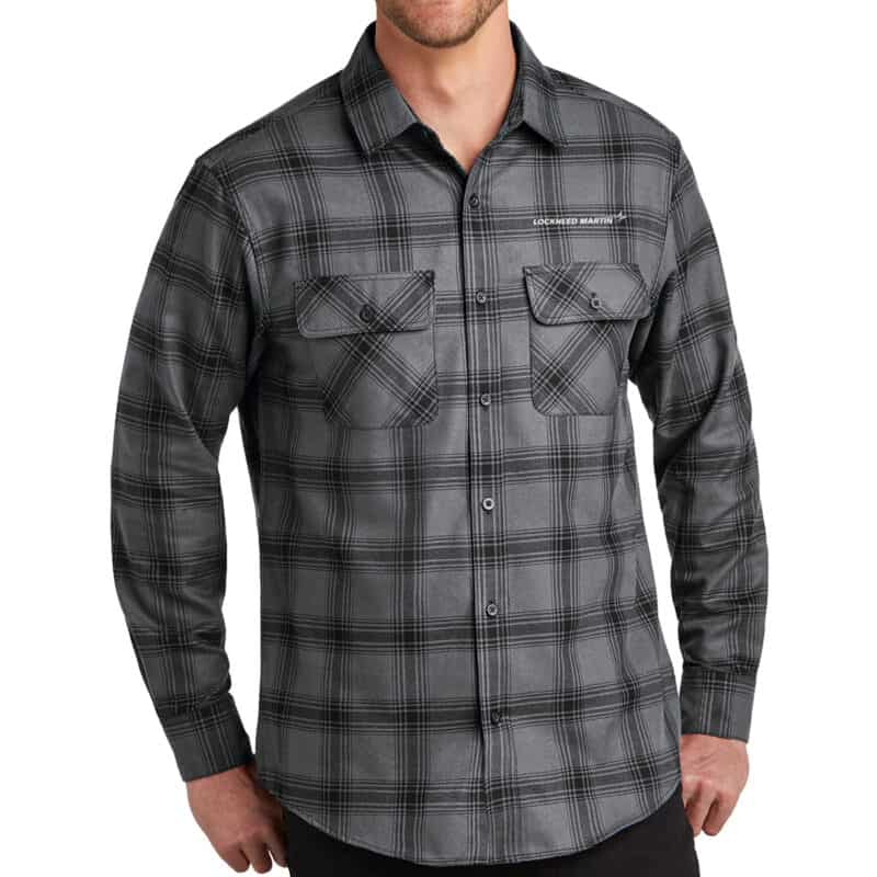 Men's Plaid Flannel Shirt - Lockheed Martin Company Store